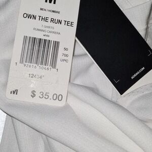 adidas | Shirts | Adidas Running Climacool White Tee Own The Run | Poshmark